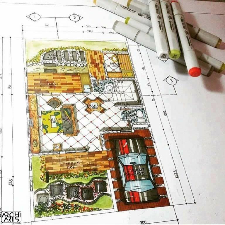 Mẫu Diễn Họa Mặt Bằng đẹp Phần 3 